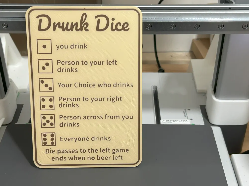 Drunk Dice Drinking Game by Seeker3D MakerWorld: Download Free 3D Models