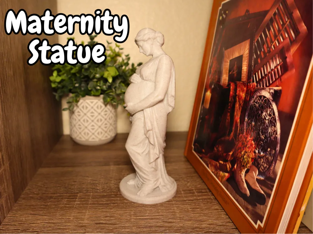 Pregnant Mother Statue - Free 3D Print Model - MakerWorld