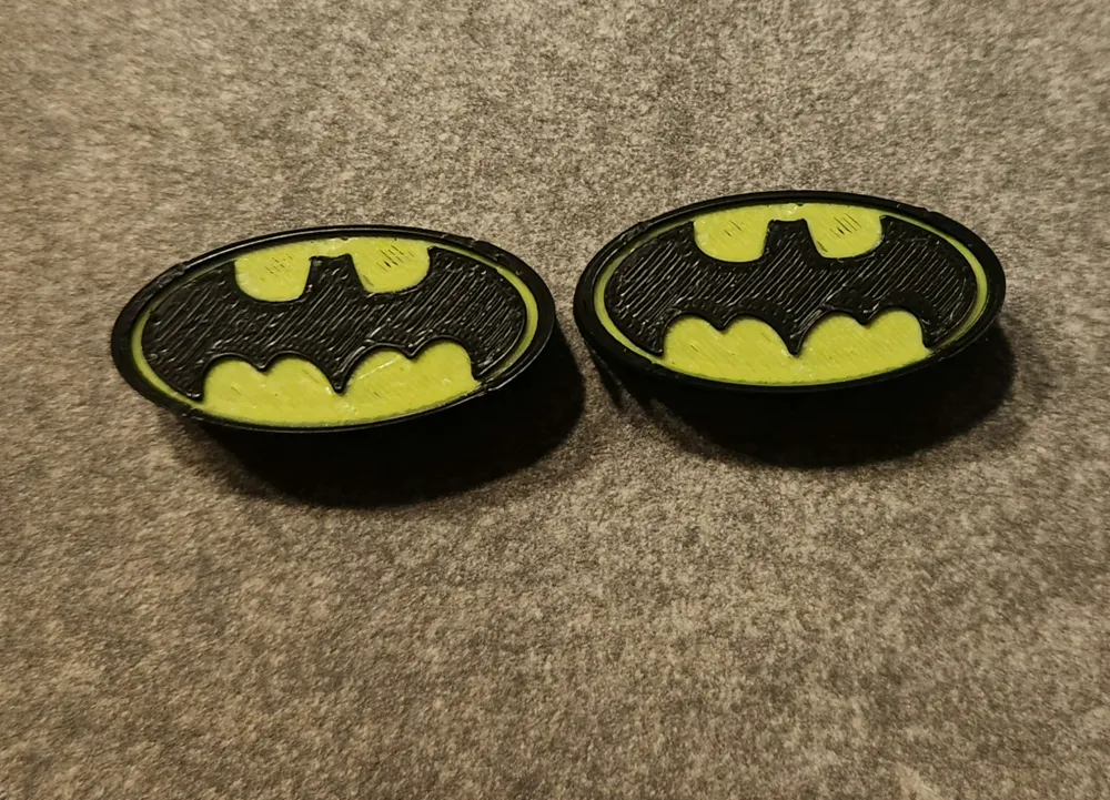 Batman Logo Hoodie Drawstring Beads - Free 3D Print Model - MakerWorld