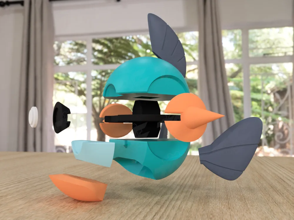 #0259 - Marshtomp - Free 3D Print Model - MakerWorld