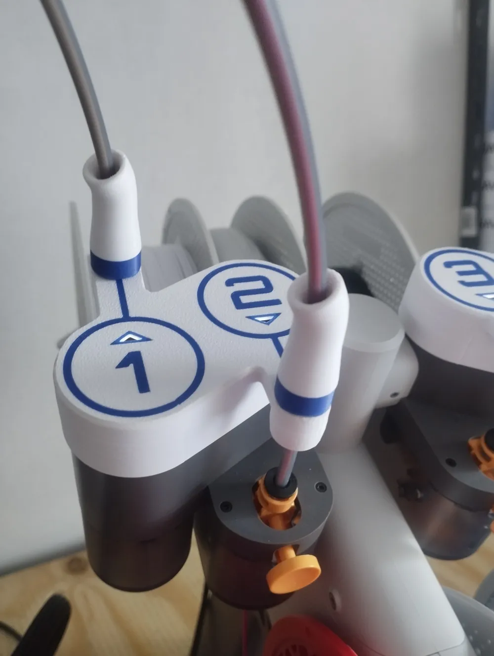 Angled PTFE Tube Supports for Right-Side AMS - Free 3D Print Model ...