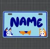 Bluey Bike License Plate by Kojent MakerWorld: Download Free 3D Models