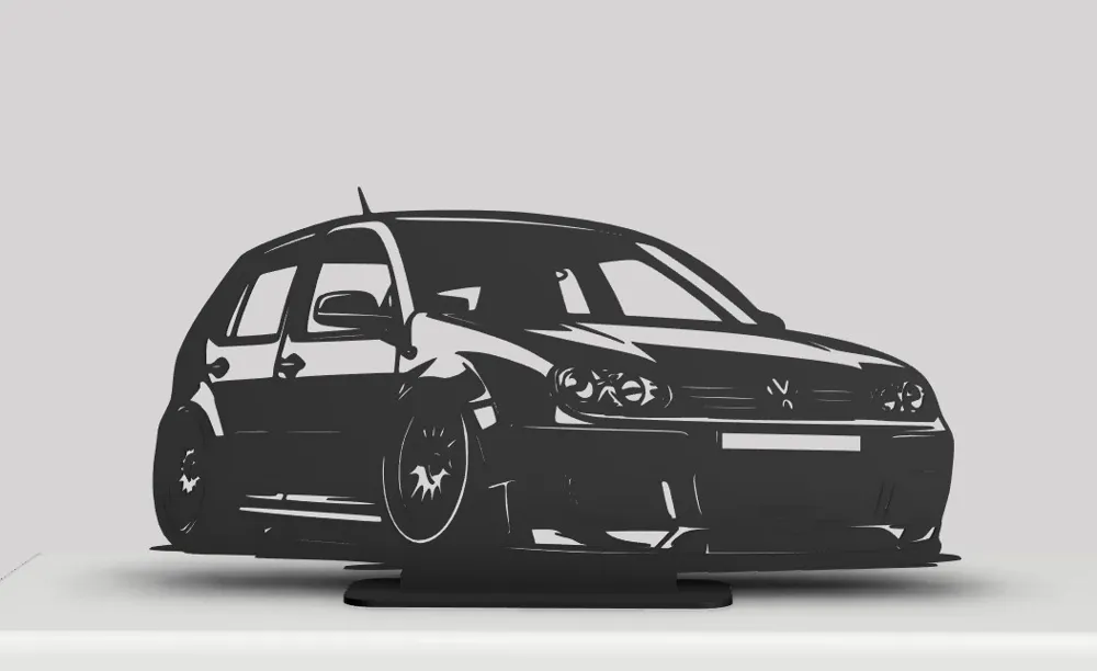 VW MK4 R32 Silhouette by printopolis - MakerWorld