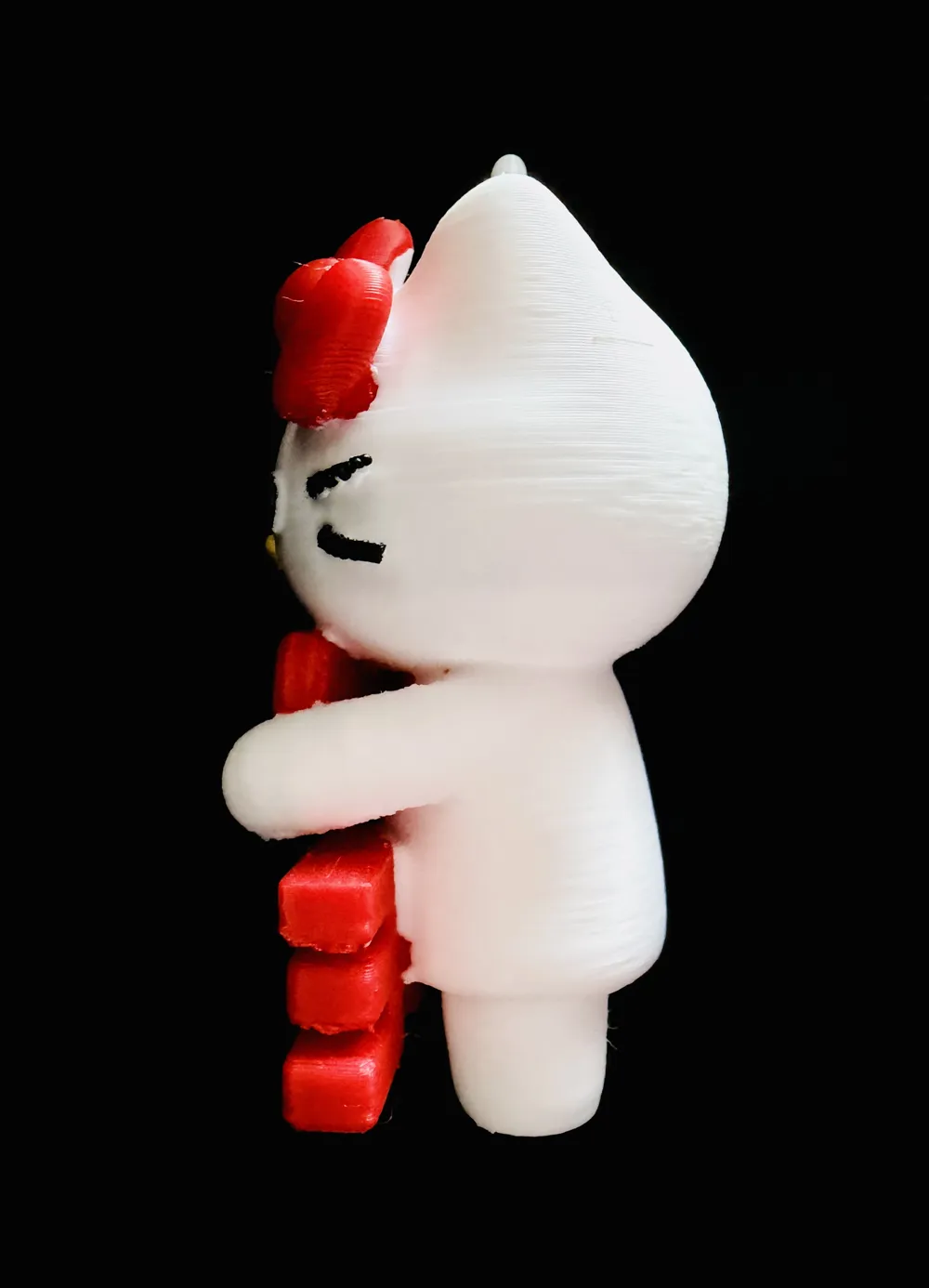 Hello Kitty Love Keychain-Hobbyist 3D Print Model - Free 3D Print Model ...