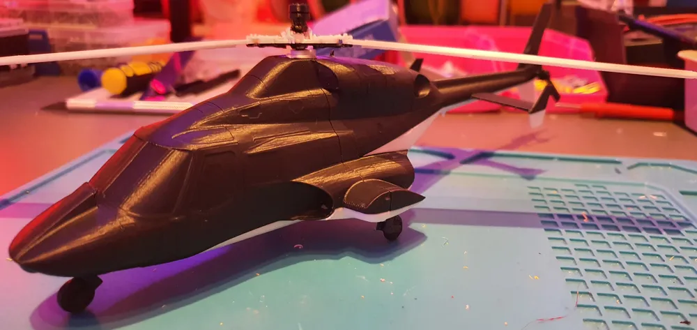 Airwolf Replica aka. Bell 222 - Free 3D Print Model - MakerWorld