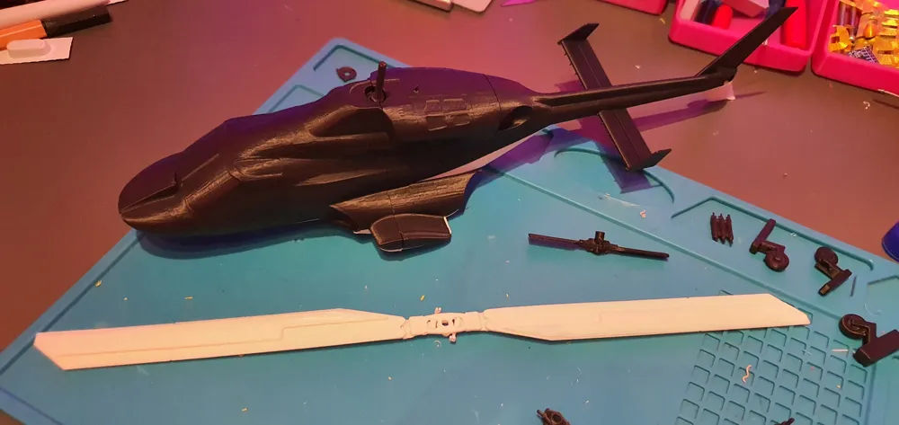 Airwolf Replica aka. Bell 222 - Free 3D Print Model - MakerWorld