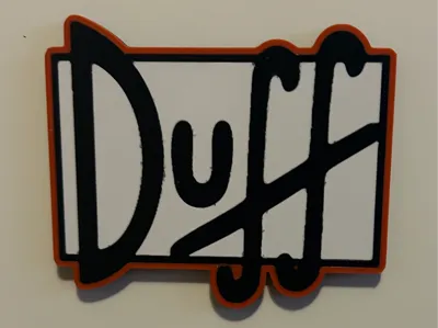 Duff Beer Bar Fridge Magnet by MachoDadness - MakerWorld
