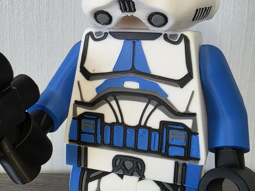Clone Trooper Phase 2 Officer - 501st * 500% ~22cm - Free 3D Print ...
