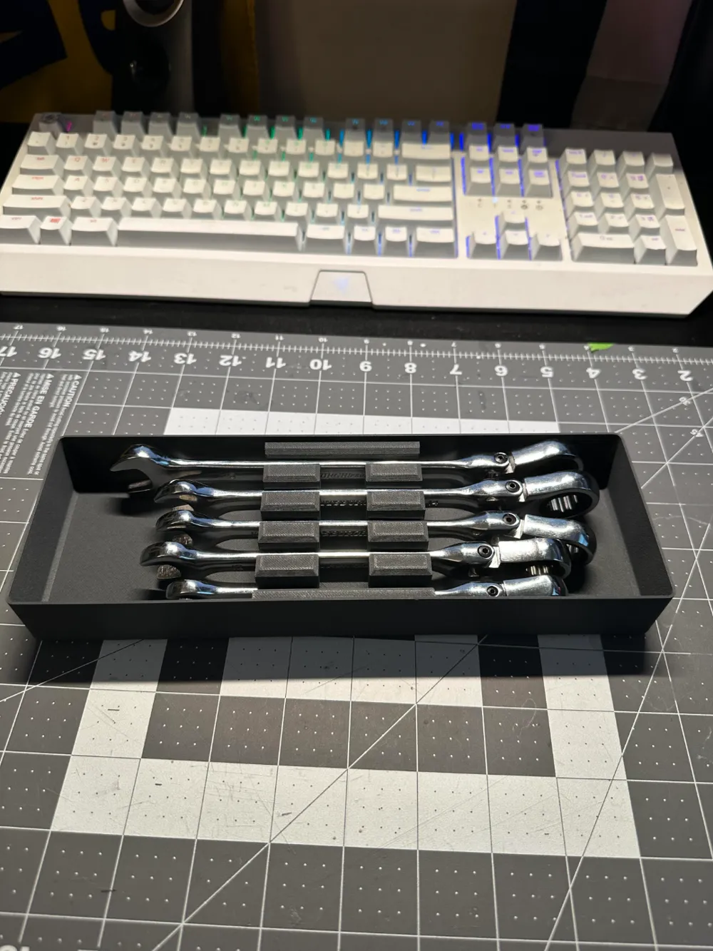 Harbor Freight Ratcheting Wrenches Gridfinity by JMichael1701 - MakerWorld
