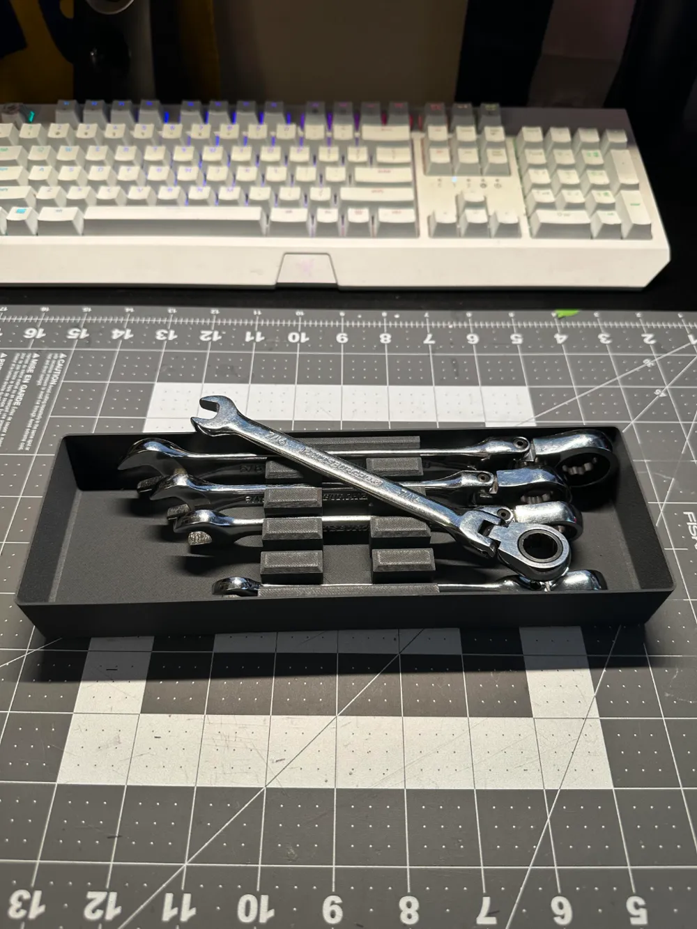 Harbor Freight Ratcheting Wrenches Gridfinity by JMichael1701 - MakerWorld