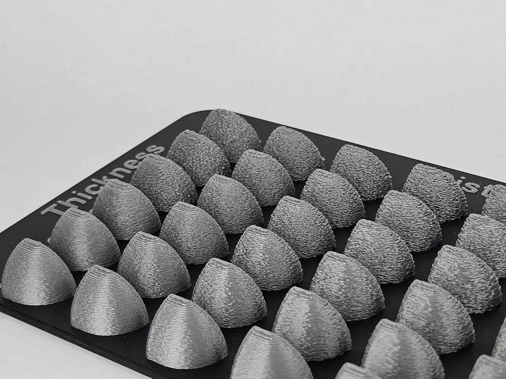 Fuzzy Skin Sample Board - Free 3D Print Model - MakerWorld