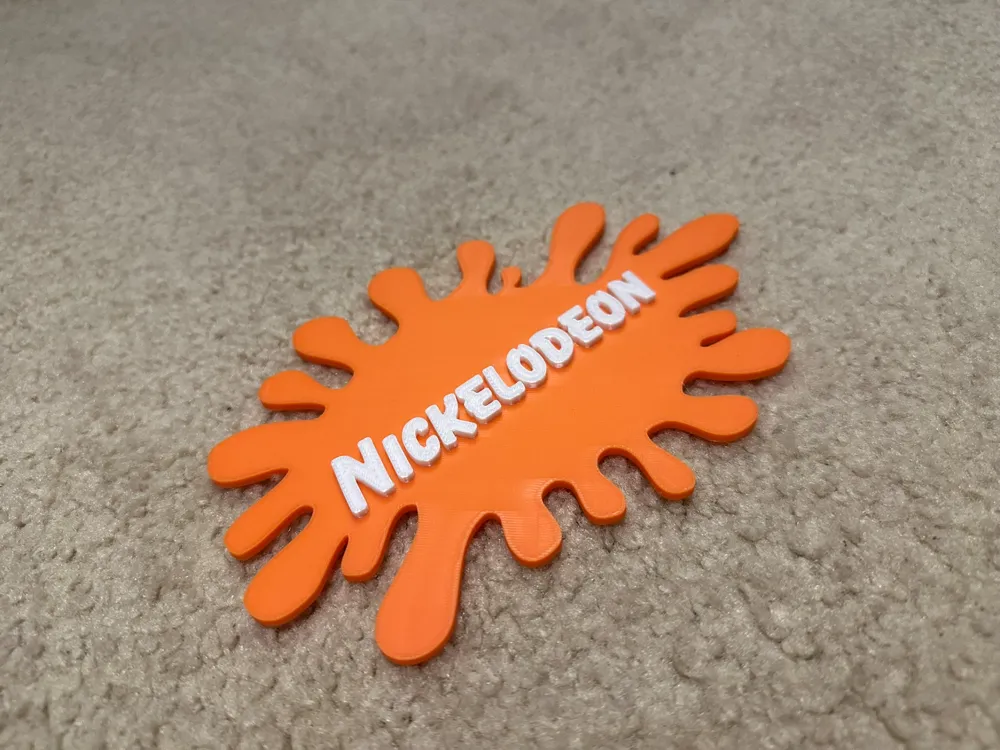90's Nickelodeon Splat Logo by Payton114 - MakerWorld
