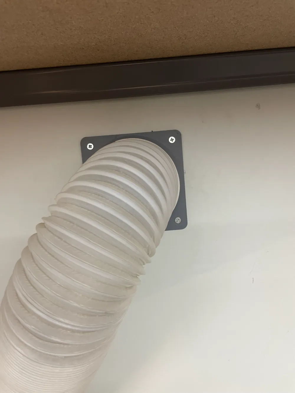 Wall mounted cover plate for 4" or 100mm ventilation ducting by ...