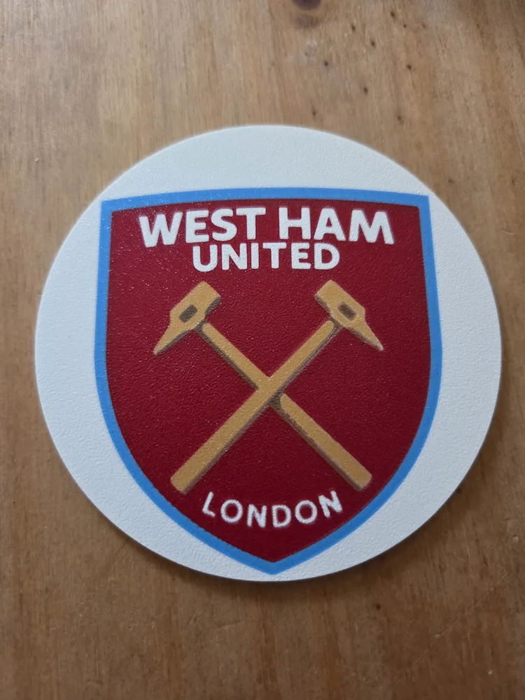 West Ham United F.C. Coaster by lvlacleod MakerWorld: Download Free 3D ...