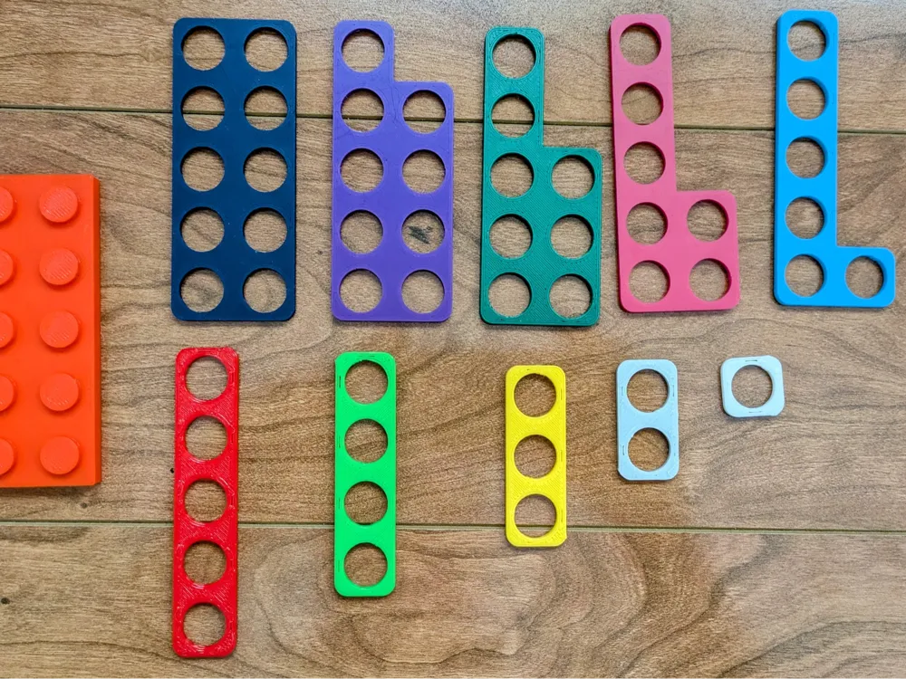 Number Frames (Numicons) by kwkoskoMakerWorld: Download Free 3D Models