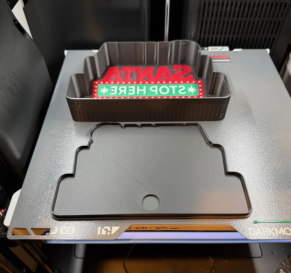 Santa Stop Here We Have Cookies sign / light box by CHurc MakerWorld ...