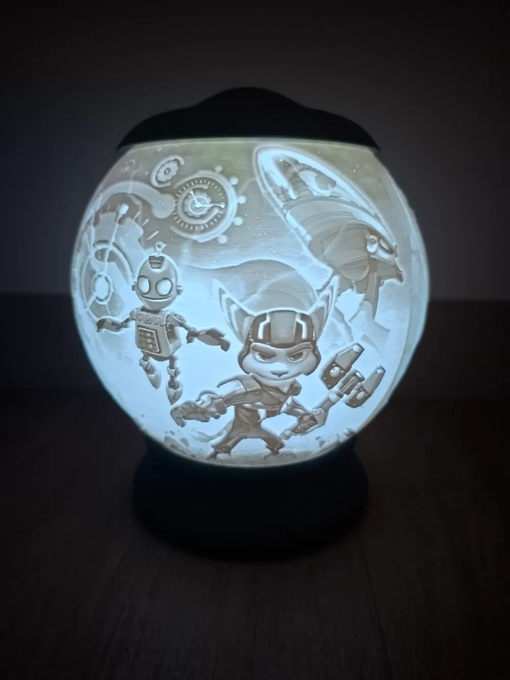 Litofanía - Ratchet y Clank 02 por SlyCooper-Master - MakerWorld