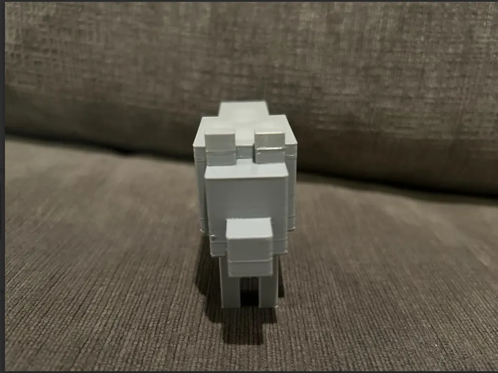 Minecraft wolf by 18x380 - MakerWorld