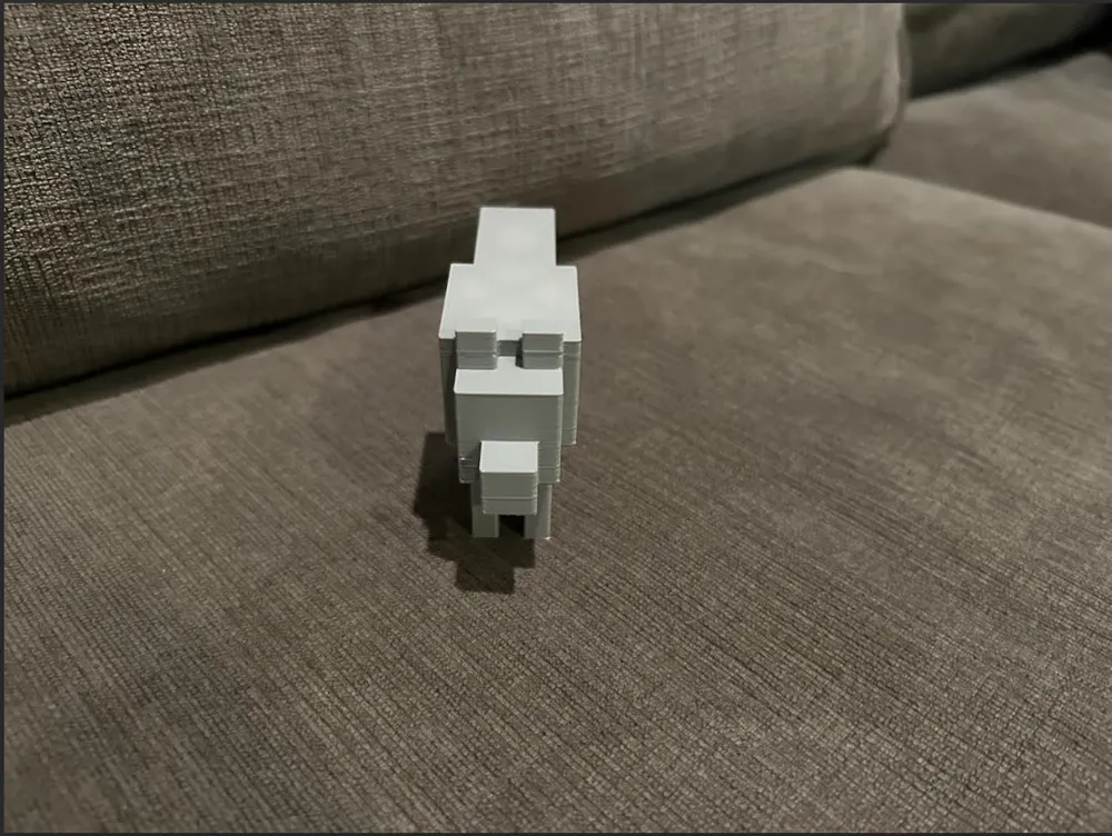 Minecraft wolf by 18x380 - MakerWorld