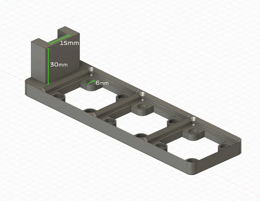 Gridfinity A1-mini 3 slots with magnets by LetMePrint - MakerWorld