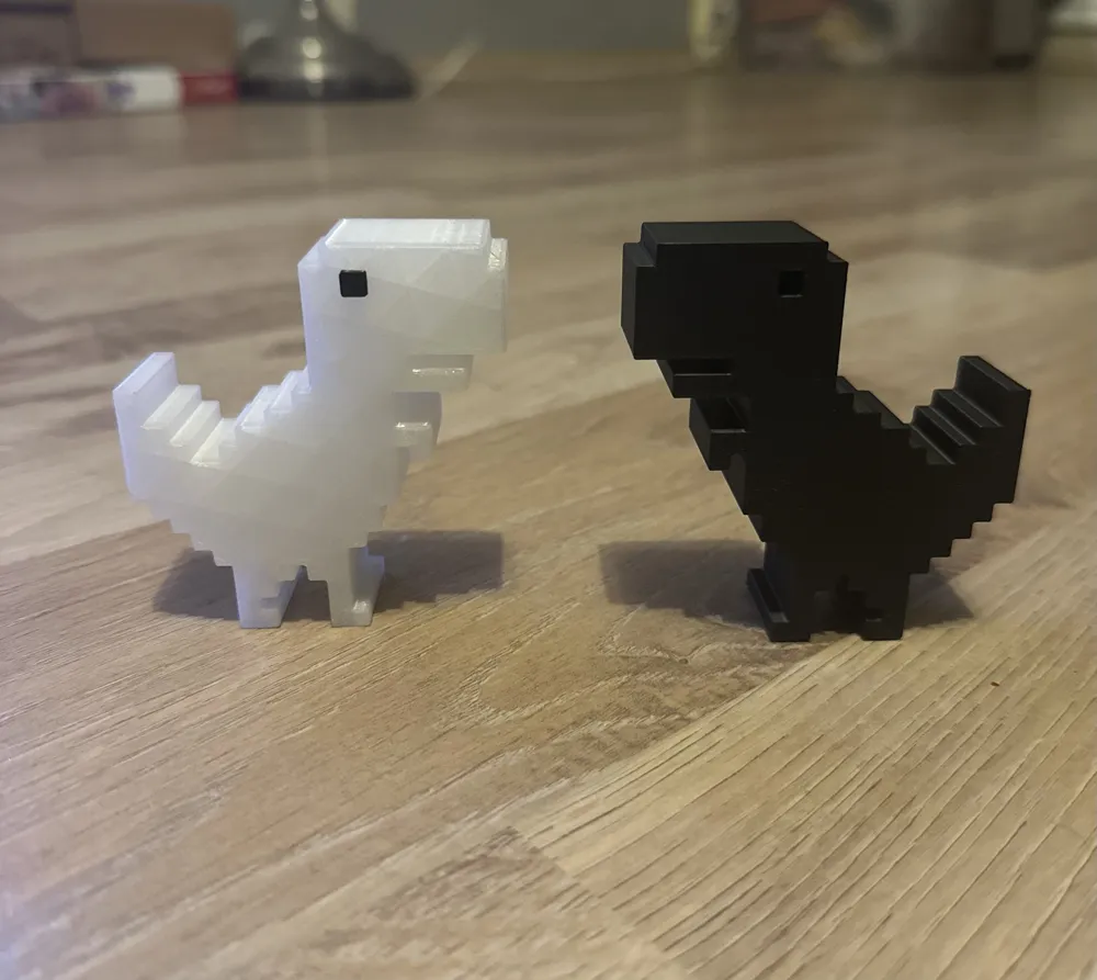 Chrome 恐龙 来自 ShadowTouch MakerWorld：免费下载 3D 模型