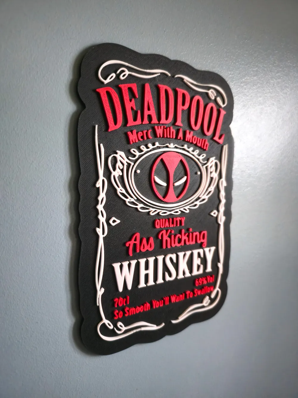 Deadpool Whiskey Parodie – Jack Daniel's Style - Free 3D Print Model ...