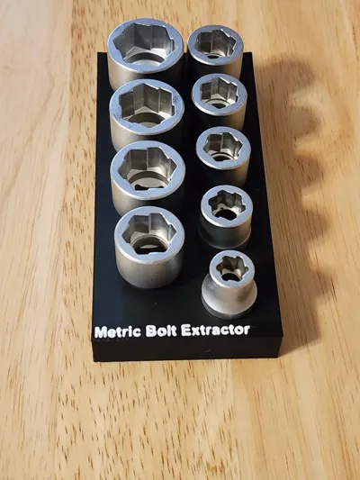 Harbor Freight 3/8 Metric Bolt Extractor Holder by sfirebuy MakerWorld ...
