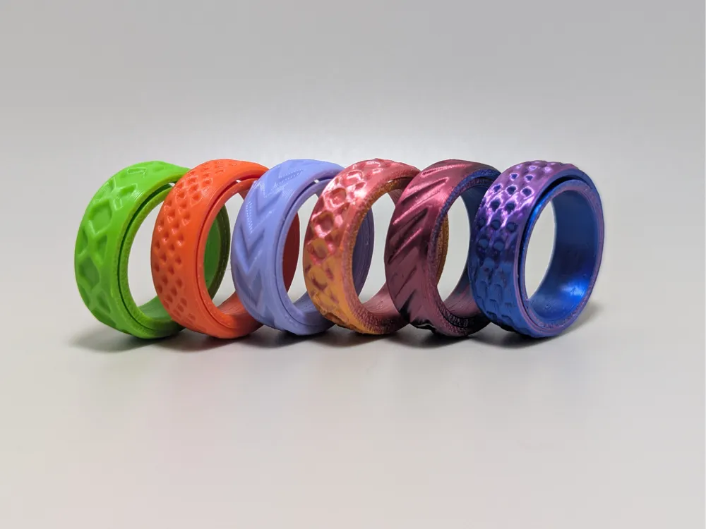 Customizable Ring Fidget Spinner - Free 3D Print Model - MakerWorld