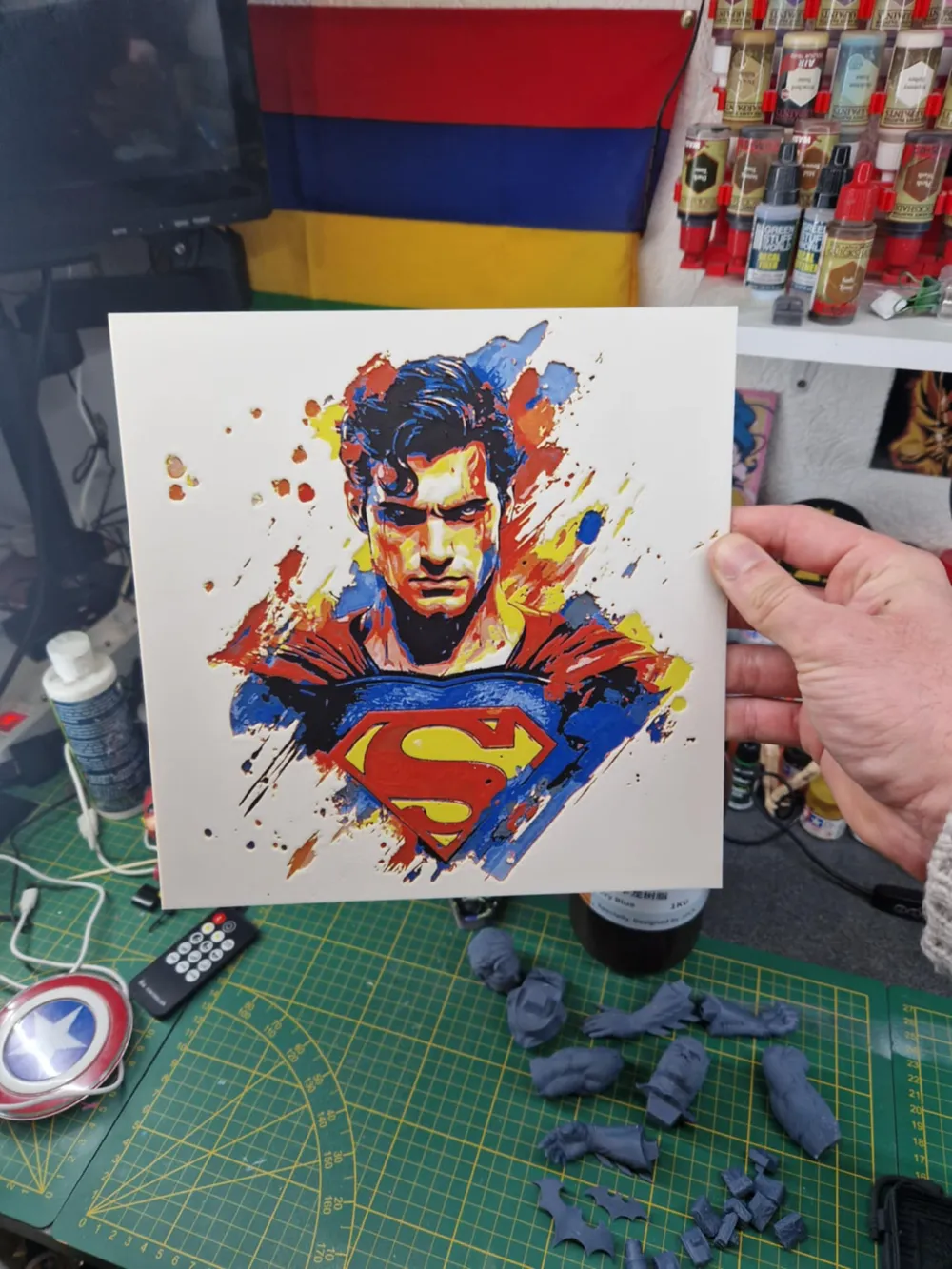 Superman Hueforge by Dakiren - MakerWorld