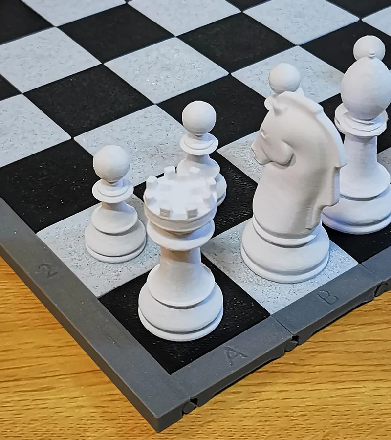 Bendable chess board for rook chest by Danner34 - MakerWorld