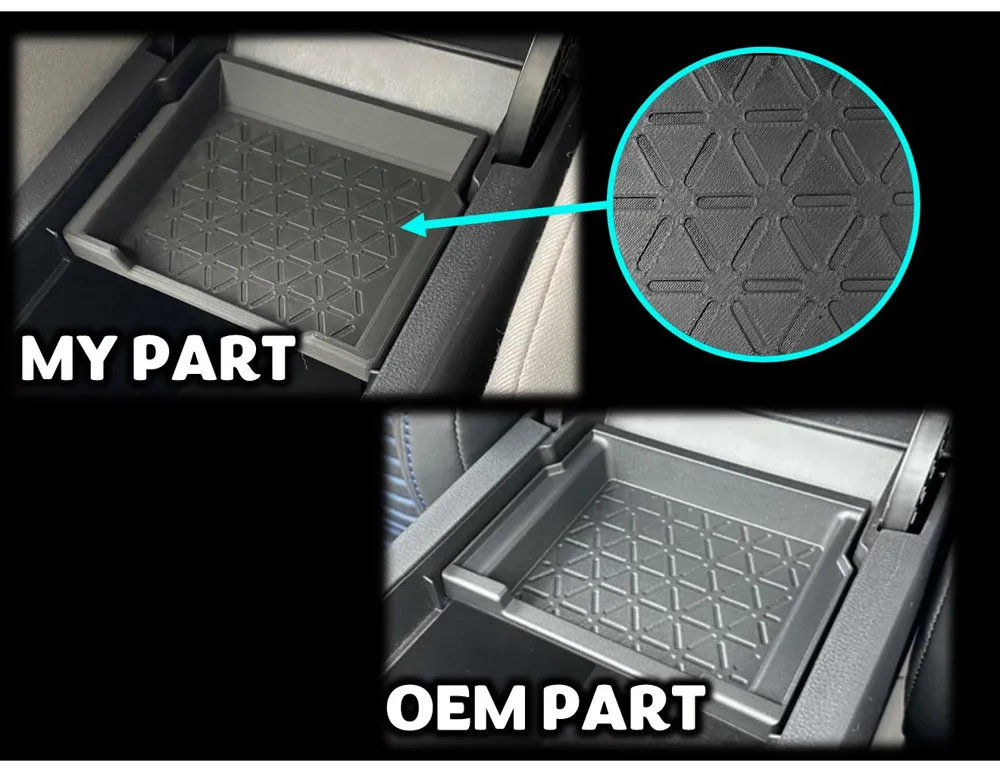 Toyota RAV4 Console Tray - Free 3D Print Model - MakerWorld