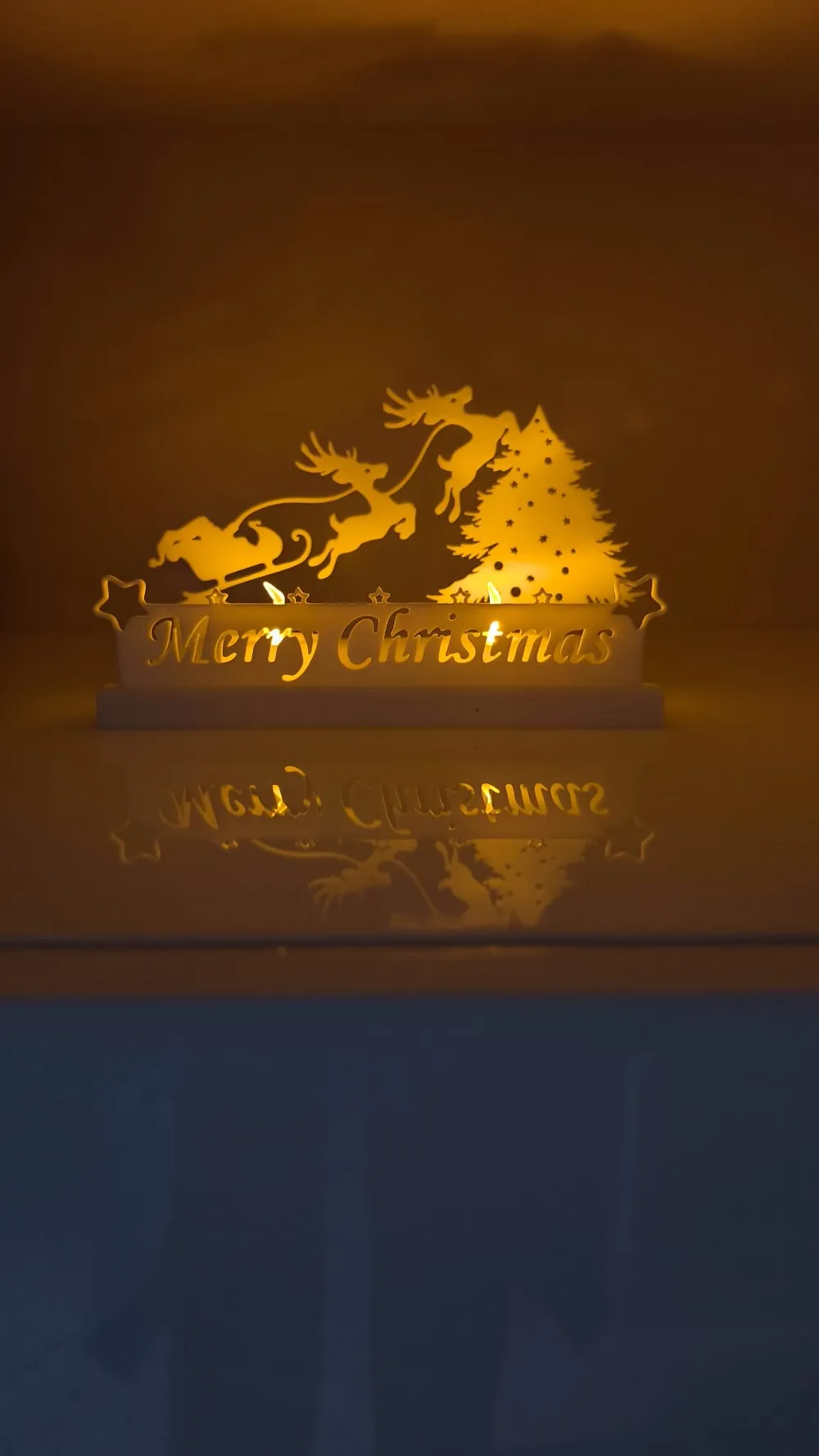 Christmas Santa Claus Scene Tealight Holder by daniel.rynduch MakerWorld: Download Free 3D Models