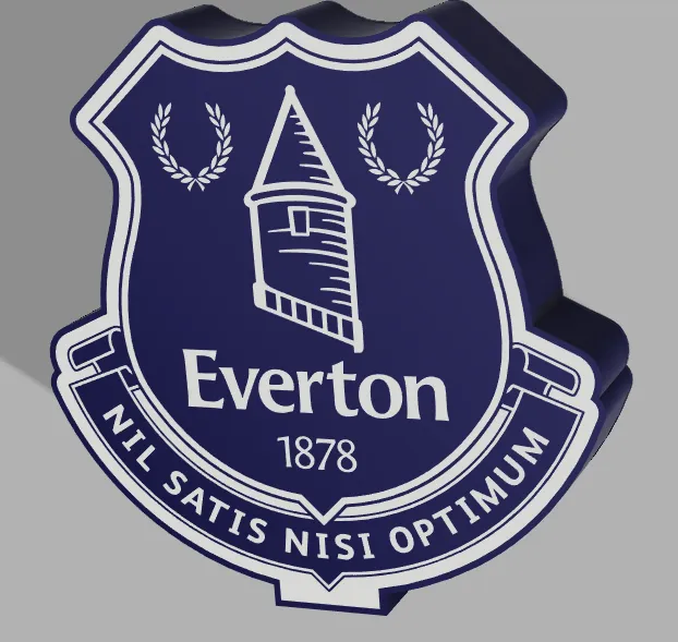 EPL - Everton Lightbox by Jandaa - MakerWorld