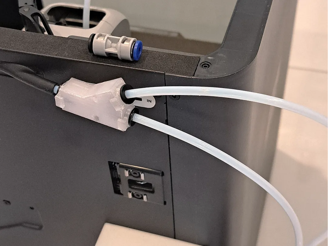 PTFE Tubing Y-Splitter for X1C/P1S - Free 3D Print Model - MakerWorld