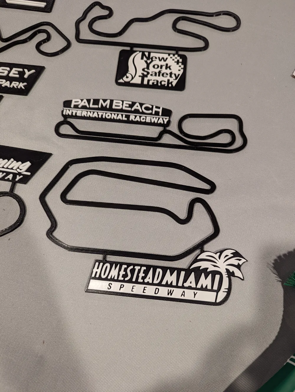 Homestead Miami International Raceway Track Map (Multi Color with ...