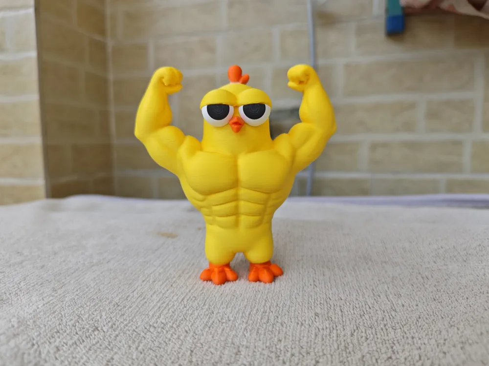 Muscle Chicken - Free 3D Print Model - MakerWorld