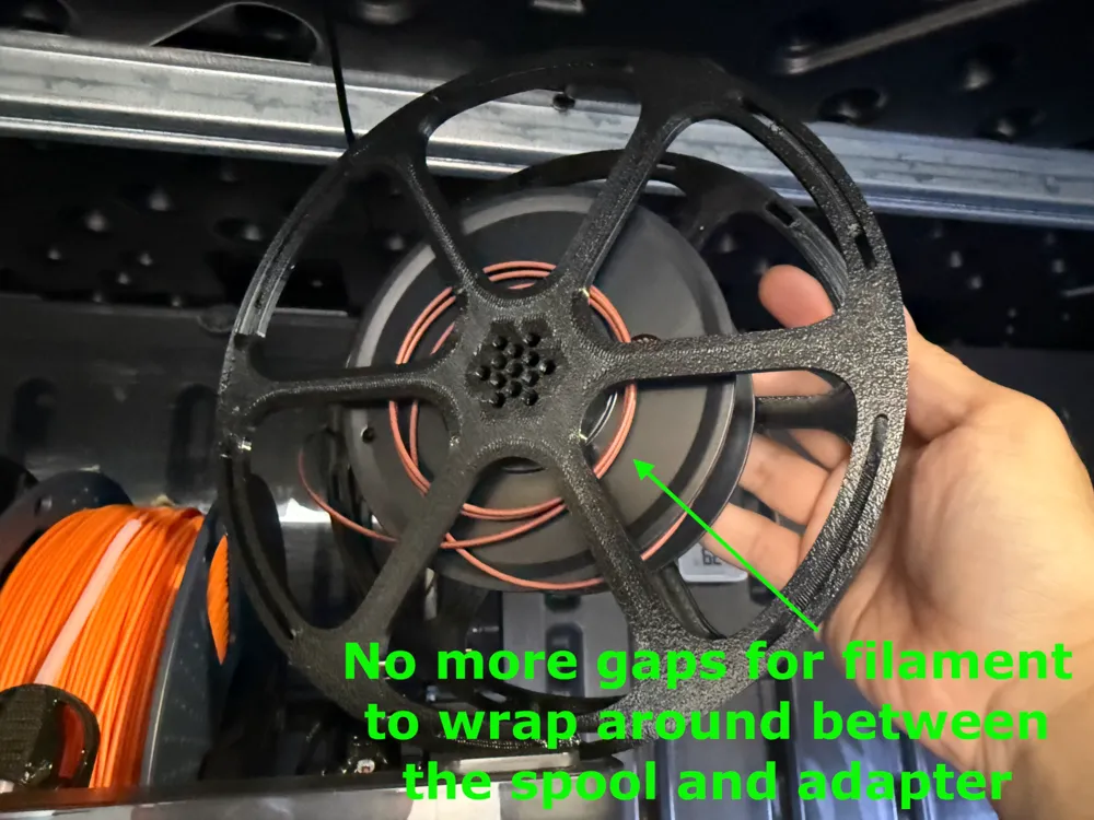 Small Spool Holder for Bambu Lab AMS by David D.MakerWorld: Download ...