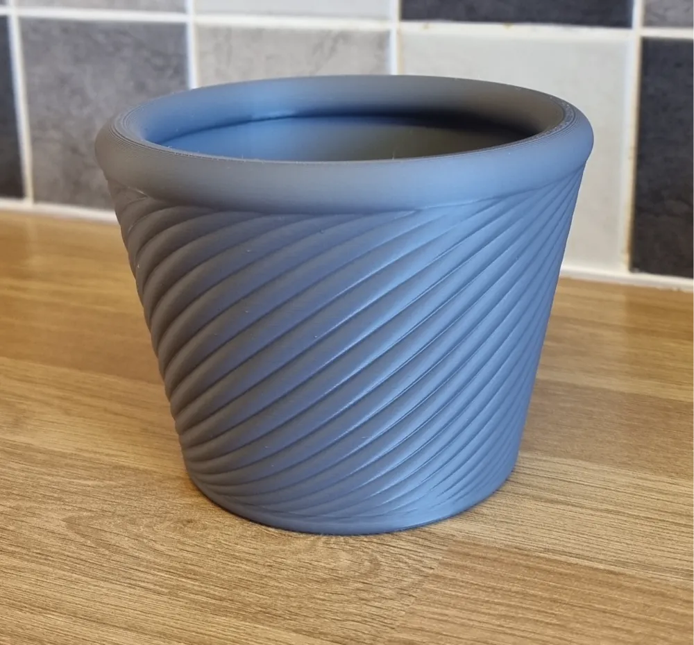 Circular Flower Pot by RDesignServices - MakerWorld
