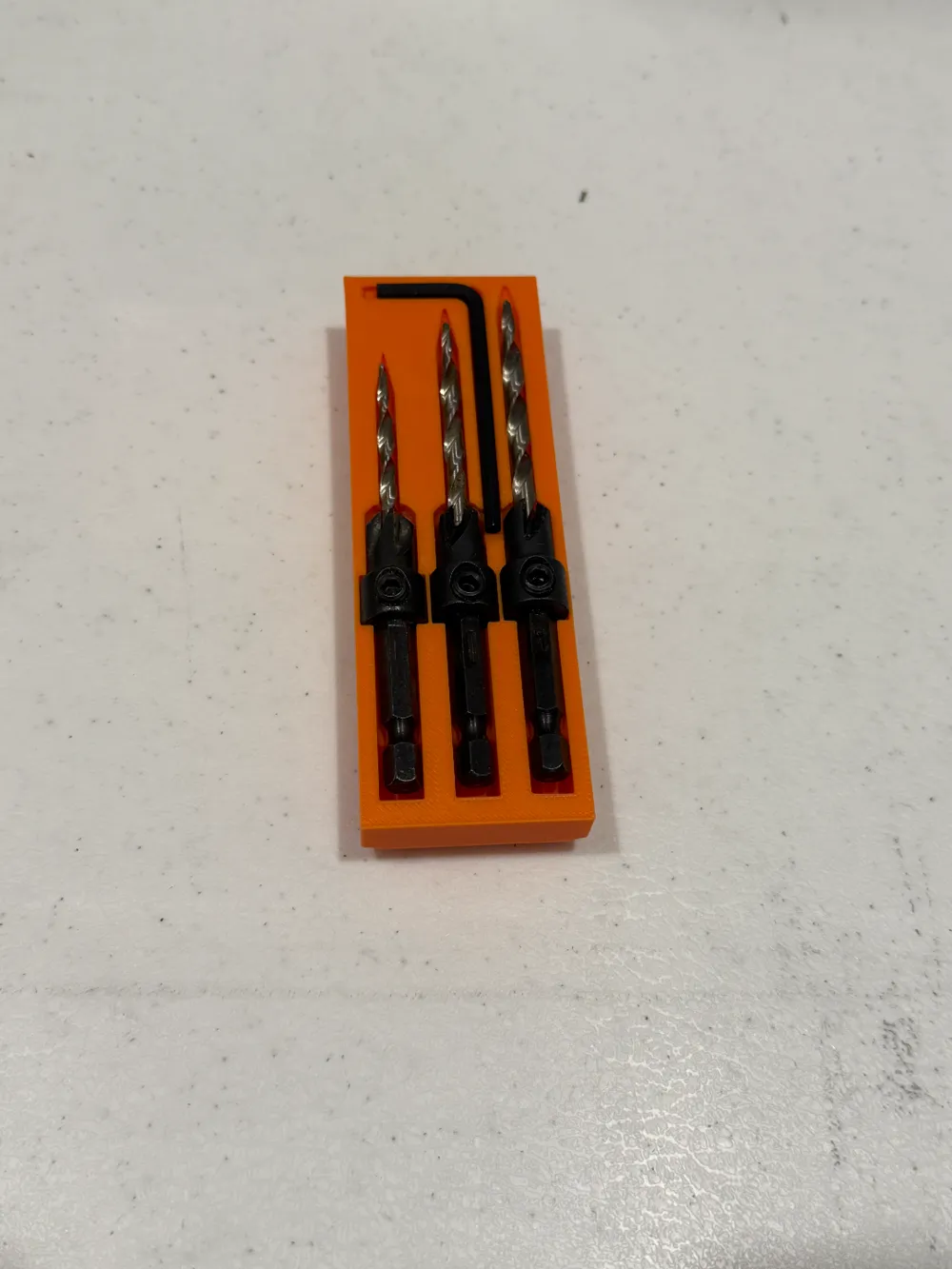 Gridfinity Milwaukee Countersink Drill Bit Holder by SEBTools - MakerWorld