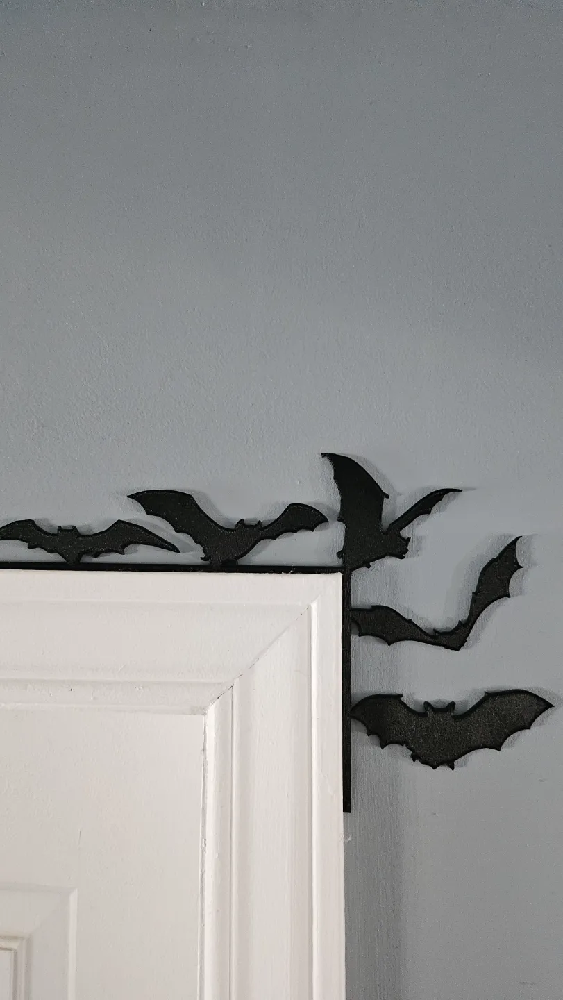 Halloween Bats Door Corner deco by Tommy Gun - MakerWorld