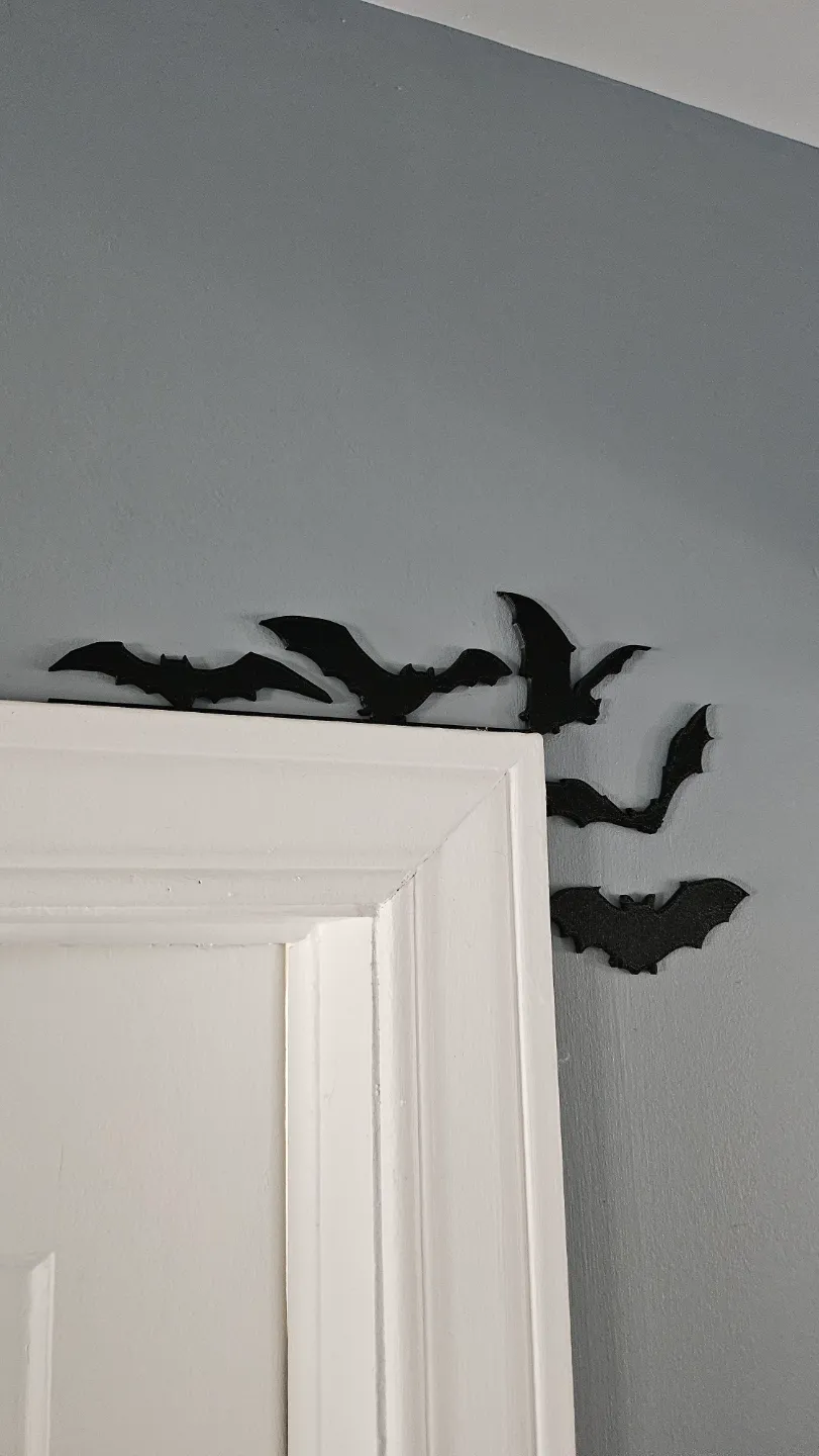Halloween Bats Door Corner deco by Tommy Gun - MakerWorld