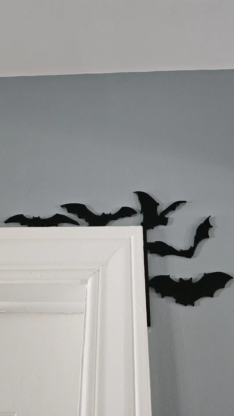 Halloween Bats Door Corner deco by Tommy Gun - MakerWorld