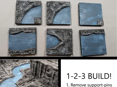 Cave/Cavern tiles | Collection - MakerWorld: Download Free 3D Models