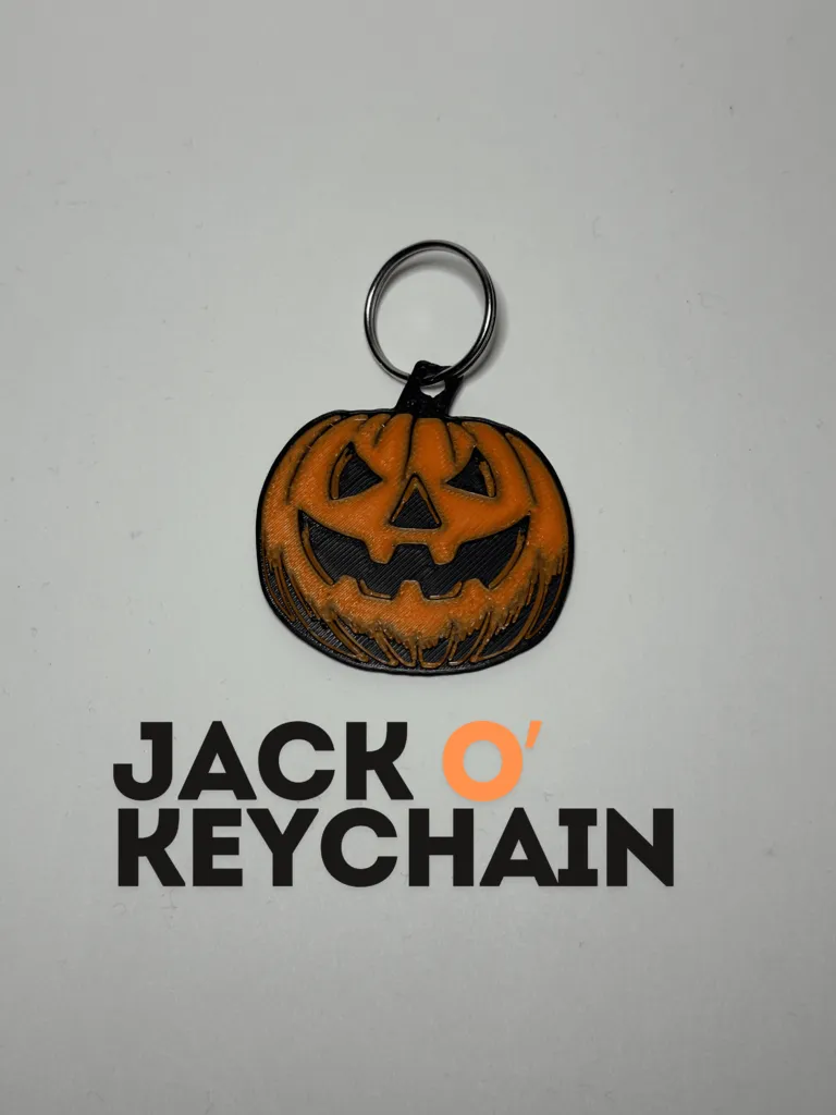 Jack O' Keychain - The pumpkin Keychain by FireDragon3D - MakerWorld