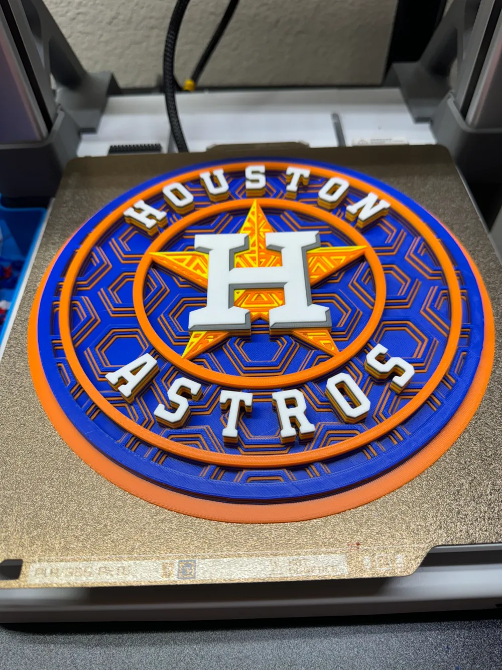 Houston Astros Dimensional Mosaic - Free 3D Print Model - MakerWorld