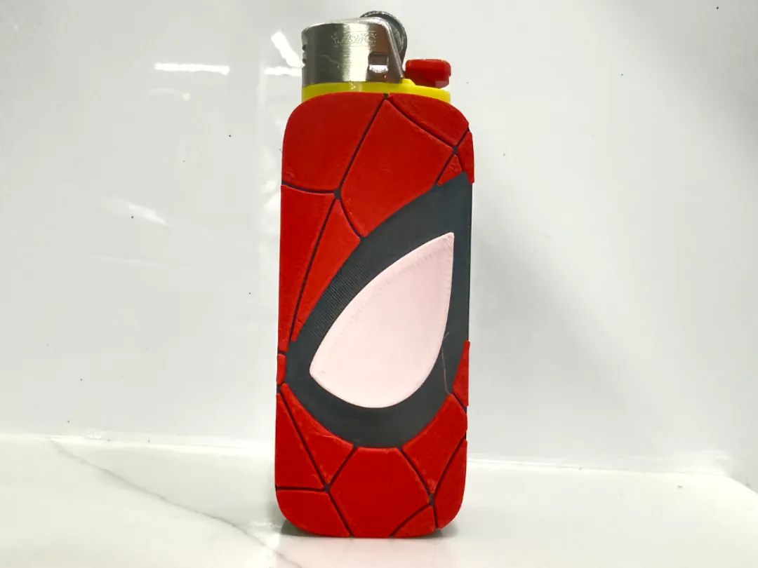 Spider-Man lighter case by BatChips MakerWorld: Download Free 3D Models