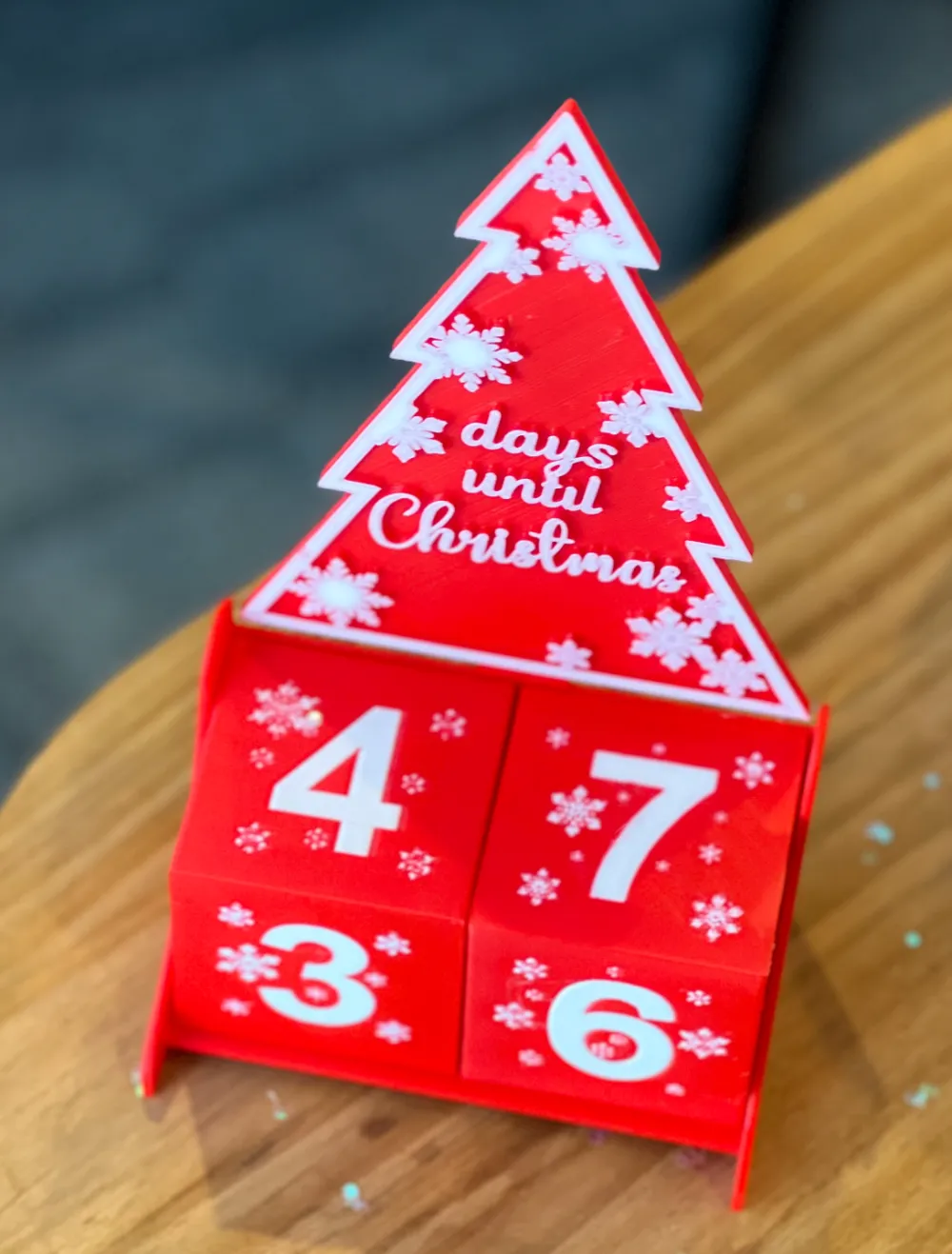 Days Until Christmas Countdown Decoration by lindnjoe - MakerWorld