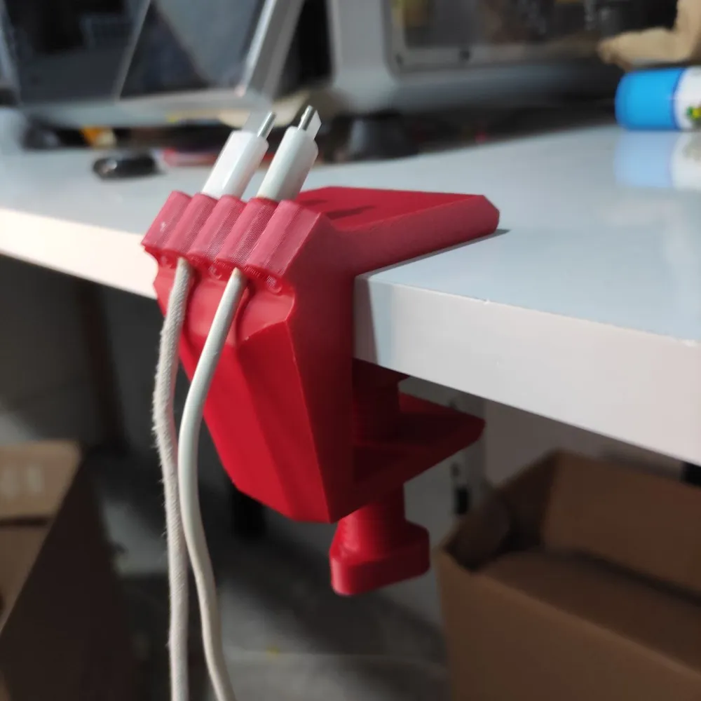 Desk Cable Holder Short Version Remixed by My3DLearningProgression ...
