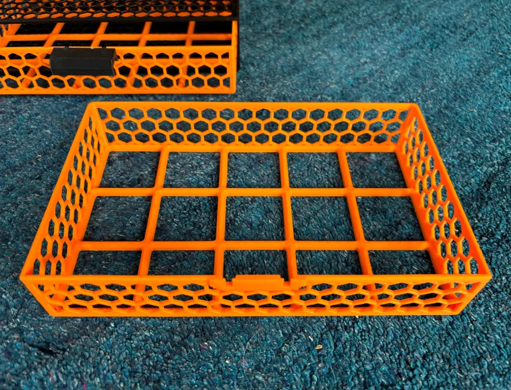 Honeycomb Gridfinity case and drawer 5x3x6 Remixed by 駄目g - MakerWorld