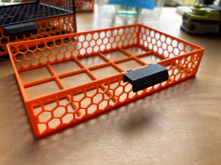 Gridfinity case and drawer with honeycomb pattern Remixed by 駄目g MakerWorld: Download Free 3D Models